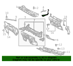 2020-2024 Toyota Highlander Side Seal 53867-0E080 | OEM Parts Online