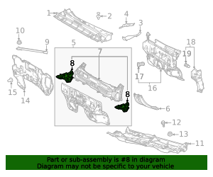 2020-2024 Toyota Highlander Cowl Side Panel 55705-0E080 | Discount ...