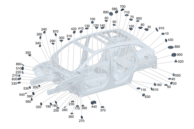 000-583-34-03-64 - Fixture For Jack Mercedes-Benz USA Parts