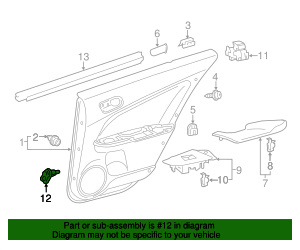 84231-60070 - Door Jamb Switch - 1998-2022 Toyota | Sparks Parts
