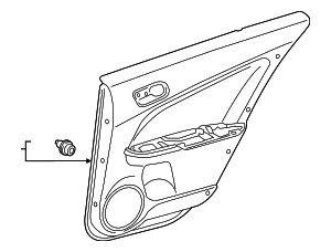 67640-47550-C0 - Door Trim Panel 2016-2022 Toyota | Bam Wholesale Parts