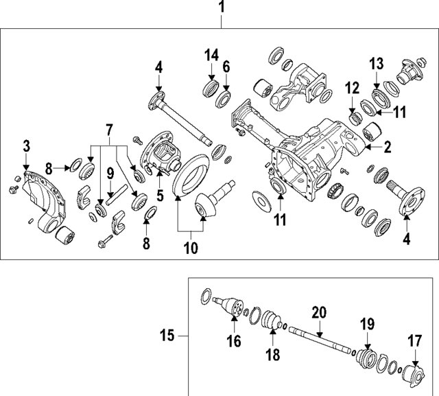 38189-8S110 (381898s110) - 2004-2010 Infiniti QX56 Pinion Seal ...