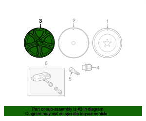 2009-2015 Toyota Venza Wheel Alloy 20 4261A-0T020 | OEM Parts Online