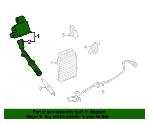 276-906-54-00 - Ignition Coil 2012-2019 Mercedes-Benz | Mercedes-Benz ...