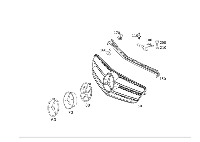 2012-2015 Mercedes-Benz Bracing 204-885-11-36 | MB Online Parts