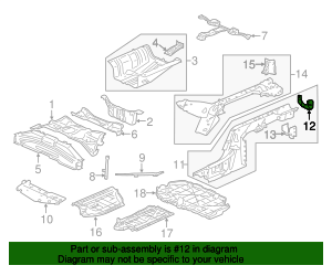65622-TM8-A00ZZ - Flange, Rear Frame End - 2010-2016 Honda | Conicelli ...