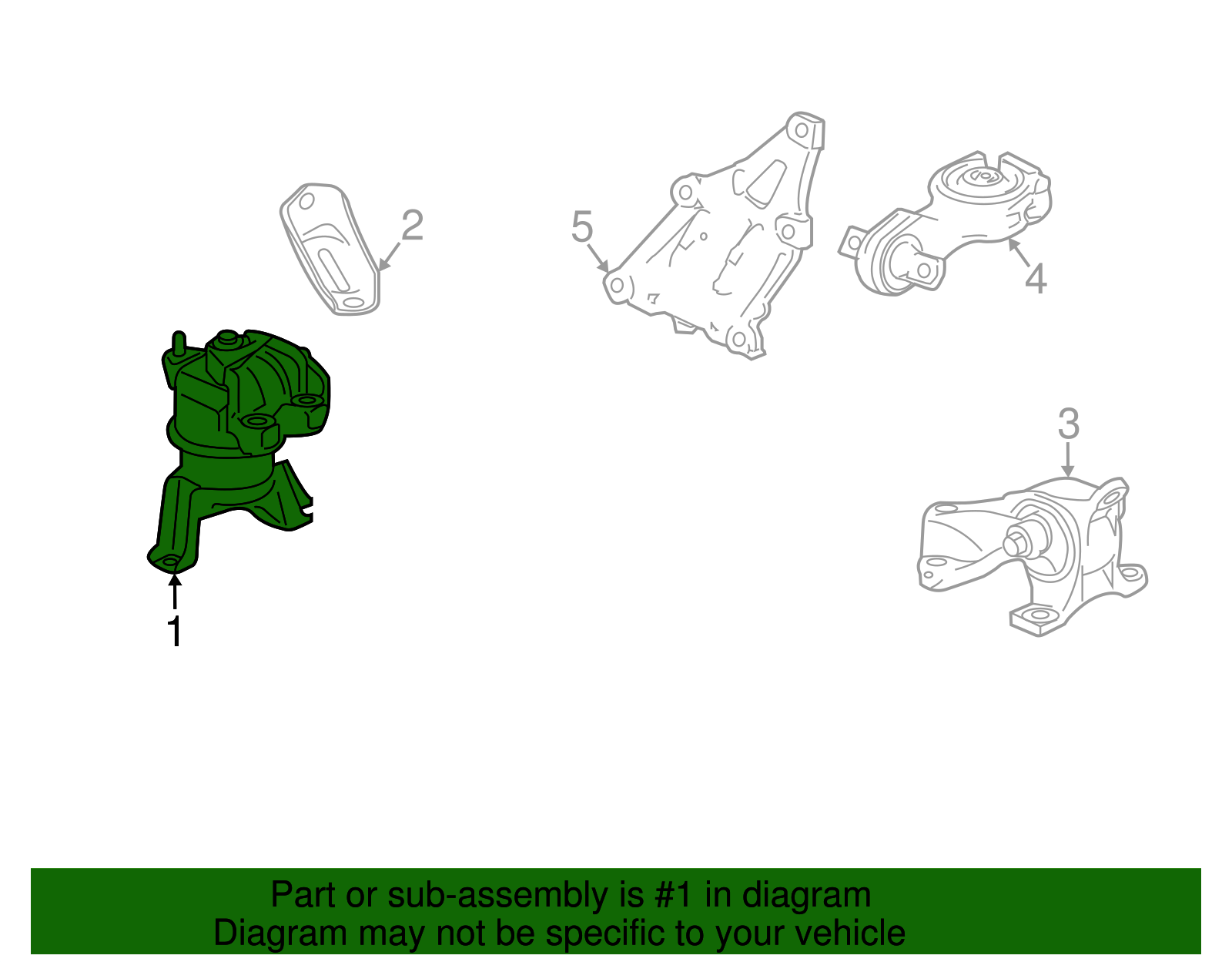 50820-TS8-A81 - Side Mount 2012 Honda Civic | Honda Parts Online
