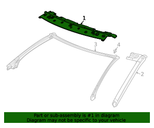 84766999 - Roof Front Header Panel 2020-2025 Chevrolet Corvette | Big 3 ...