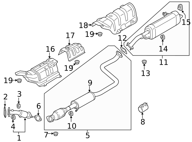 2021-2023 Hyundai Elantra Floor Pan Heat Shield 28795-AA000 ...