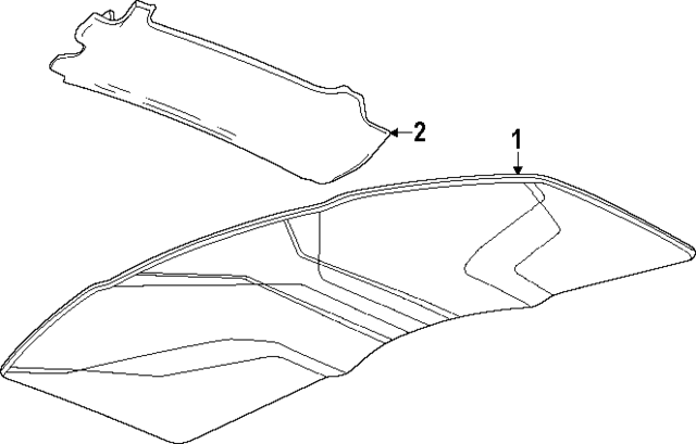 2024 Chevrolet Corvette F Molding 84987709 | My GM Part