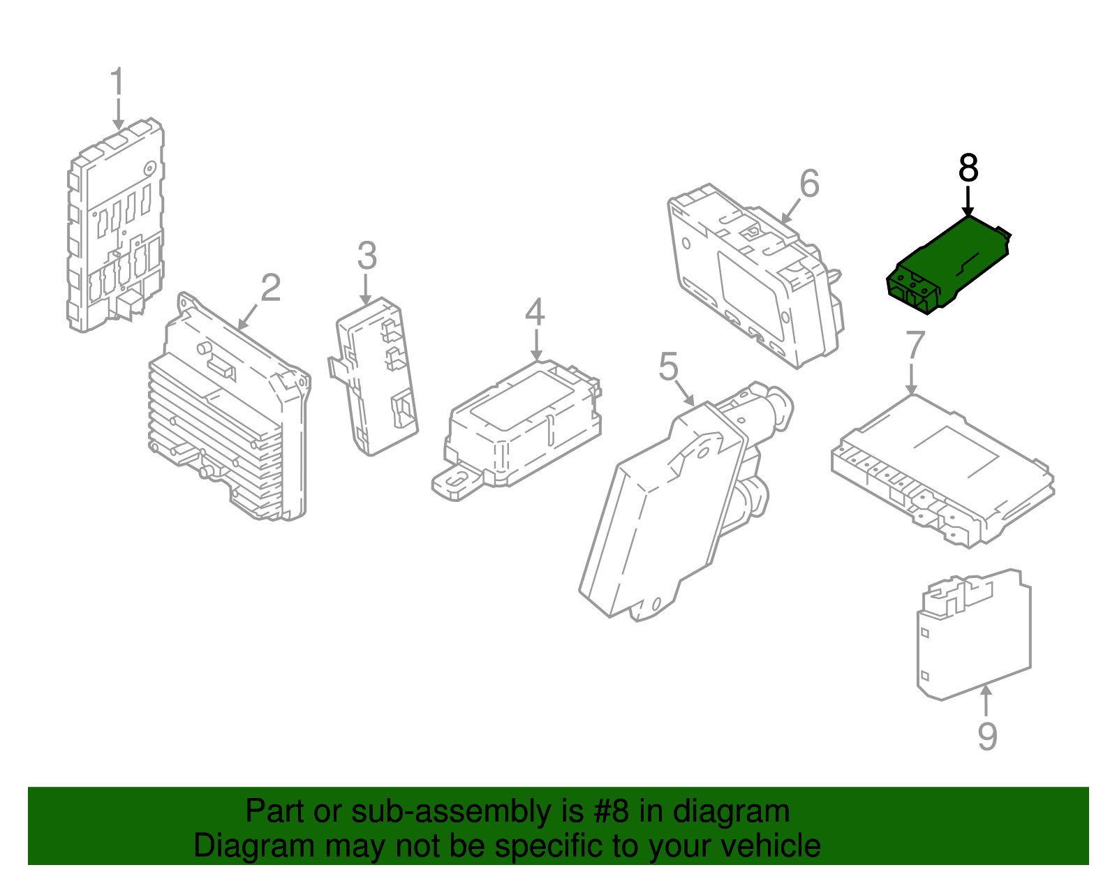 61357490465 - 2011-2025 BMW Control Module (61-35-7-490-465) | BMW of ...