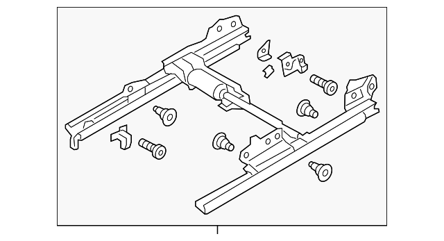 4H0-881-184 - Seat Track 2011-2018 Audi | Audi OEM Parts