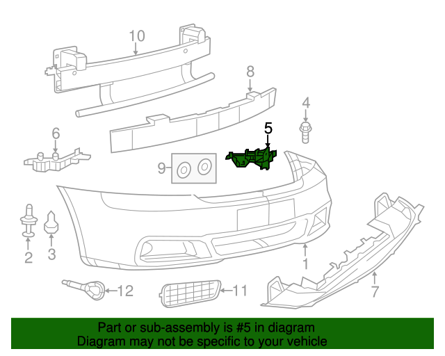 Front Bracket - Mopar (68381168AA) | Mopar America