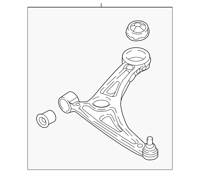 2016-2019 Hyundai Sonata Lower Control Arm 54500-E6100 | OEM Parts Online