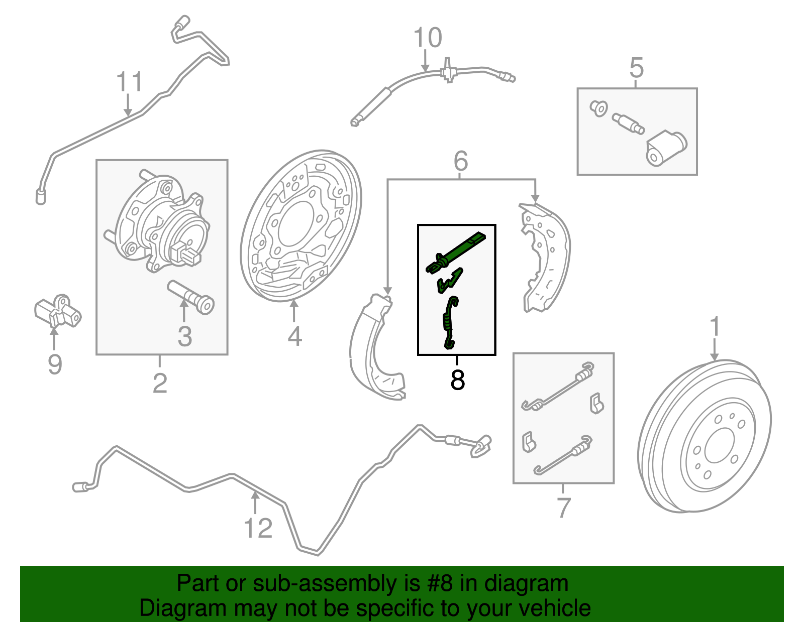 BV6Z-2040-B - Repair Kit 2012-2018 Ford Focus | Big 3 Auto Parts