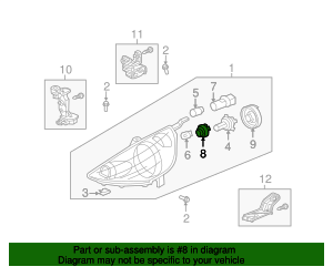 33303-S04-003 - Socket 2006-2013 Honda | Honda Parts Online