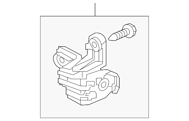 06100-TK6-A01 - Leg Kit A, R Headlight Mounting - 2009-2013 Honda Fit ...