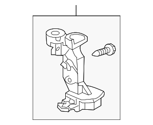 06150-TK6-A21 - Leg Kit C, L Headlight Mounting - 2009-2013 Honda Fit ...