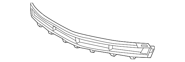 2015-2019 Cadillac ATS Front Lower Grille 22879645 GM | GMPartsDirect.com