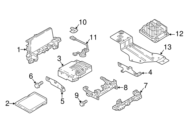 2016-2020 Mazda Receiver Screw 9YA5-50-501 | TascaParts.com