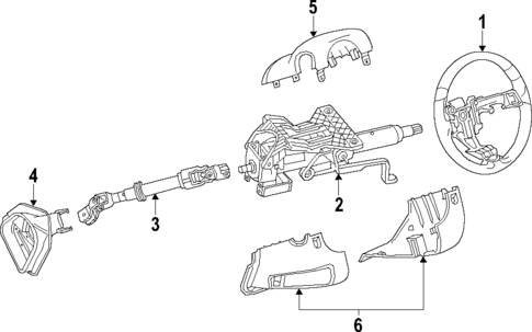 Steering Wheel for 2014 Cadillac SRX | Group 1 Auto Parts