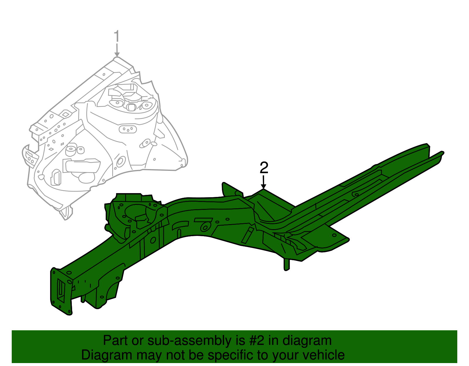 64602-1M010 - Rail Assembly 2010-2013 Kia | Kia.Parts Store