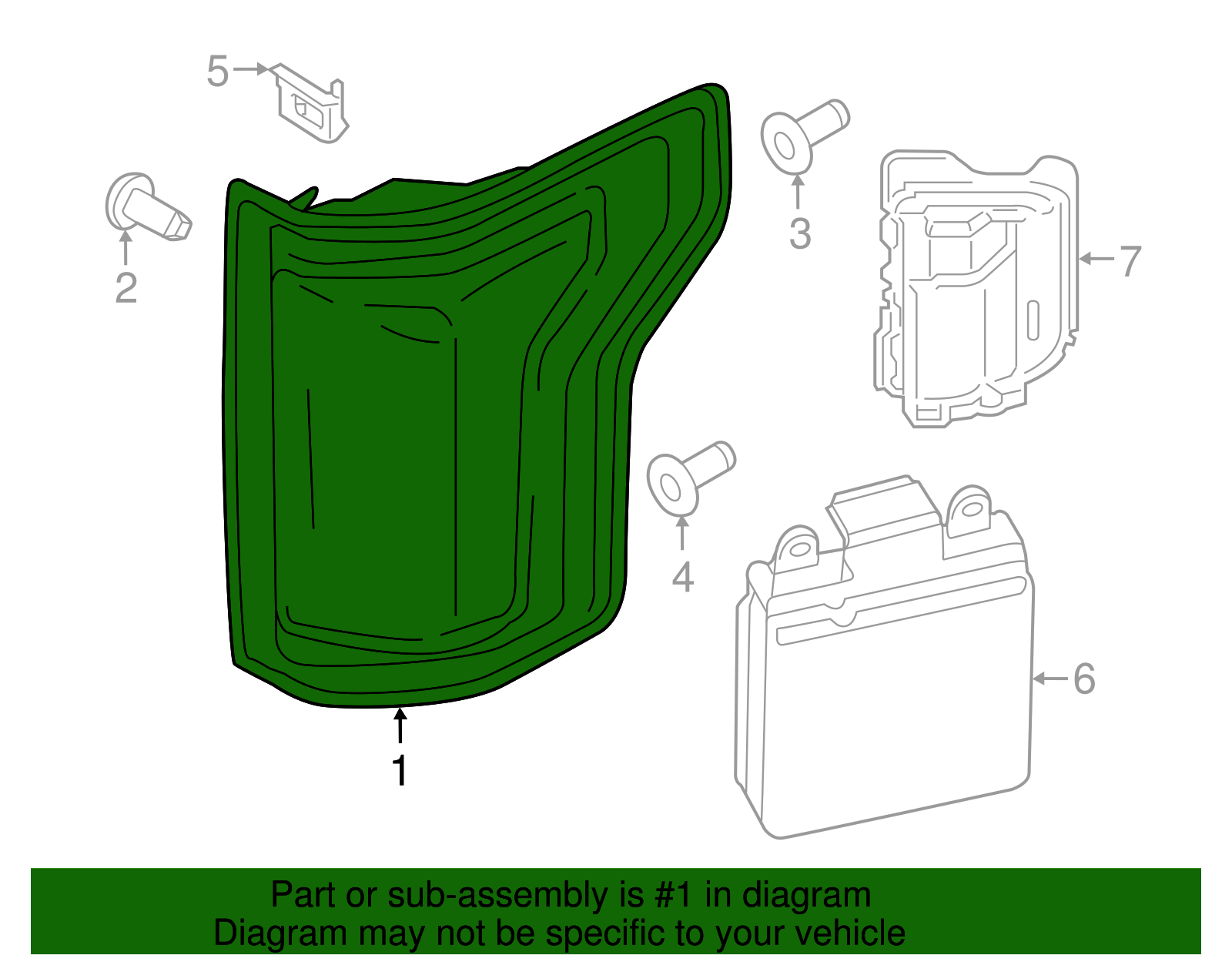 HL3Z-13405-F - Tail Lamp Assembly 2017-2019 Ford F-150 | Big 3 Auto Parts