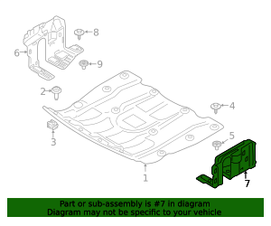 51-75-7-424-917 - Side Cover 2019-2023 BMW | BMW OEM Parts
