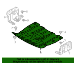 51487468803 - 2019-2025 BMW Under Cover (51-48-7-468-803) | BMW of ...