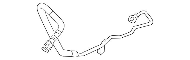 32416767637 - 2004-2005 BMW Power Steering Return Hose (32-41-6-767-637 ...