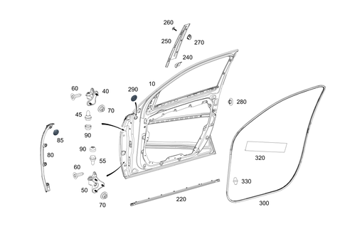 Front Doors for 2024 Mercedes-Benz GLE350 | Mercedes-Benz Parts Store