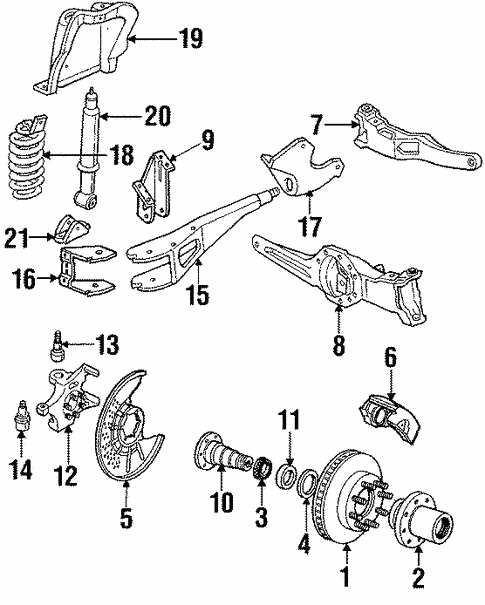 Suspension Components for 1990 Ford Bronco | Levittown Ford Parts