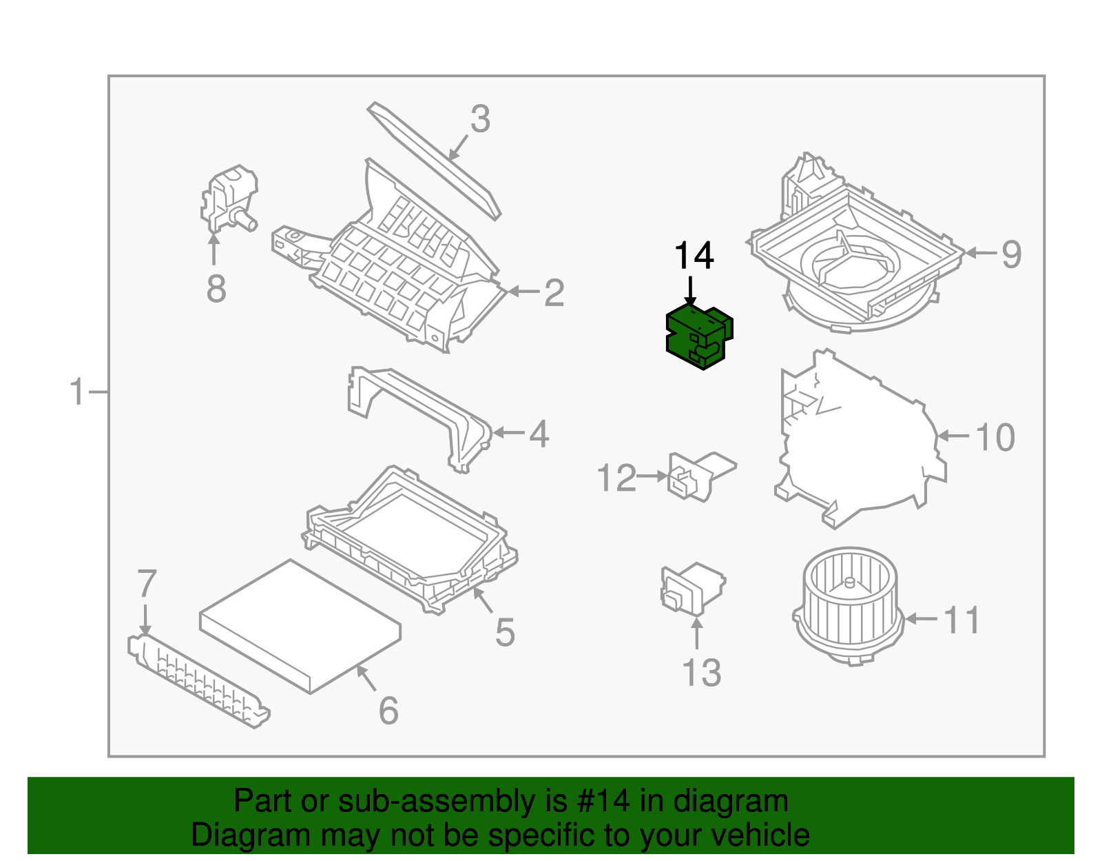 2018-2023 Hyundai Blower Motor Resistor 97235-A8000 | Hyundai Wholesale ...