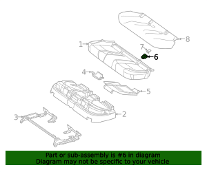167-920-82-08-9051 - Child Restraint Anchor Plate Bezel 2020-2023 ...