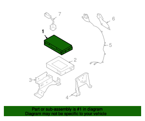 28383-3UB1A - Mobile Phone Control Module 2012 Infiniti EX35 ...