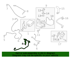 2019-2023 Ford Transit Connect Purge Control Valve KV6Z-9D289-A ...