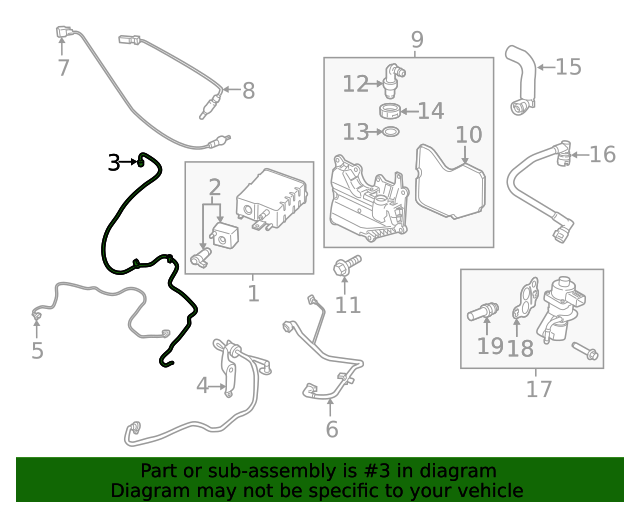 2019-2023 Ford Transit Connect Tube KV6Z-9G271-B | OEM Parts Online