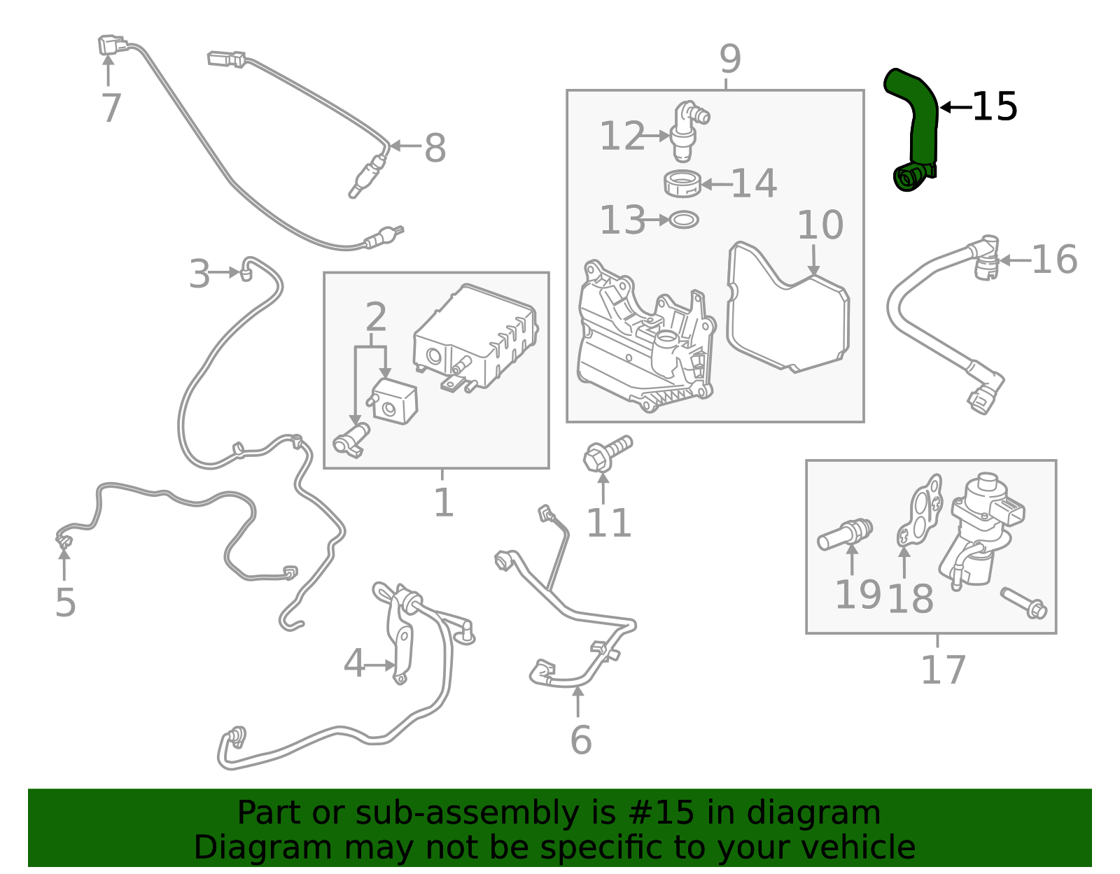 JX6Z-6C324-A - Vent Hose 2019-2023 Ford Transit Connect | Big 3 Auto Parts