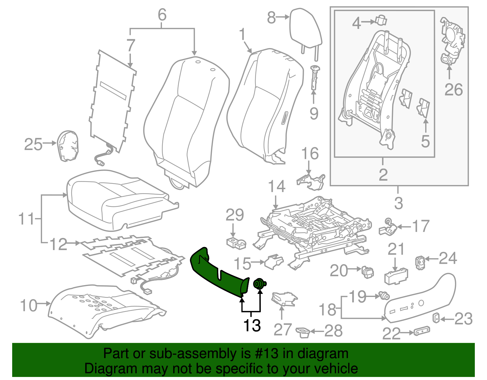 Genuine Toyota Front Shield part# 71868-0E090-C0 for 2014-2019 Toyota ...