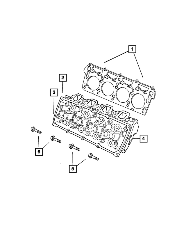 2006-2010 Mopar Cylinder Head 5170621AA | Mopar eStore