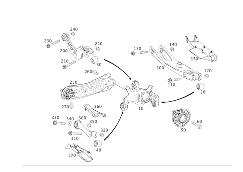 Rear Axle Mount for 2018 Mercedes-Benz GLA 250 | Mercedes-Benz USA Parts