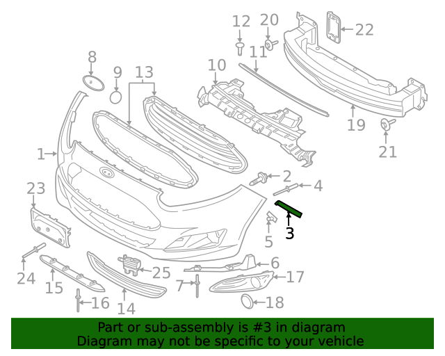 2011-2019 Ford Fiesta Retaining Bracket - Passenger Side (RH) AE8Z ...