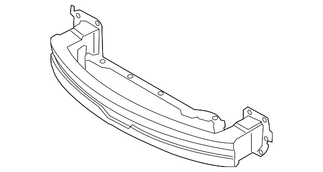 D2BZ-17757-A - Impact Bar - 2011-2019 Ford Fiesta | OEM Parts Quick