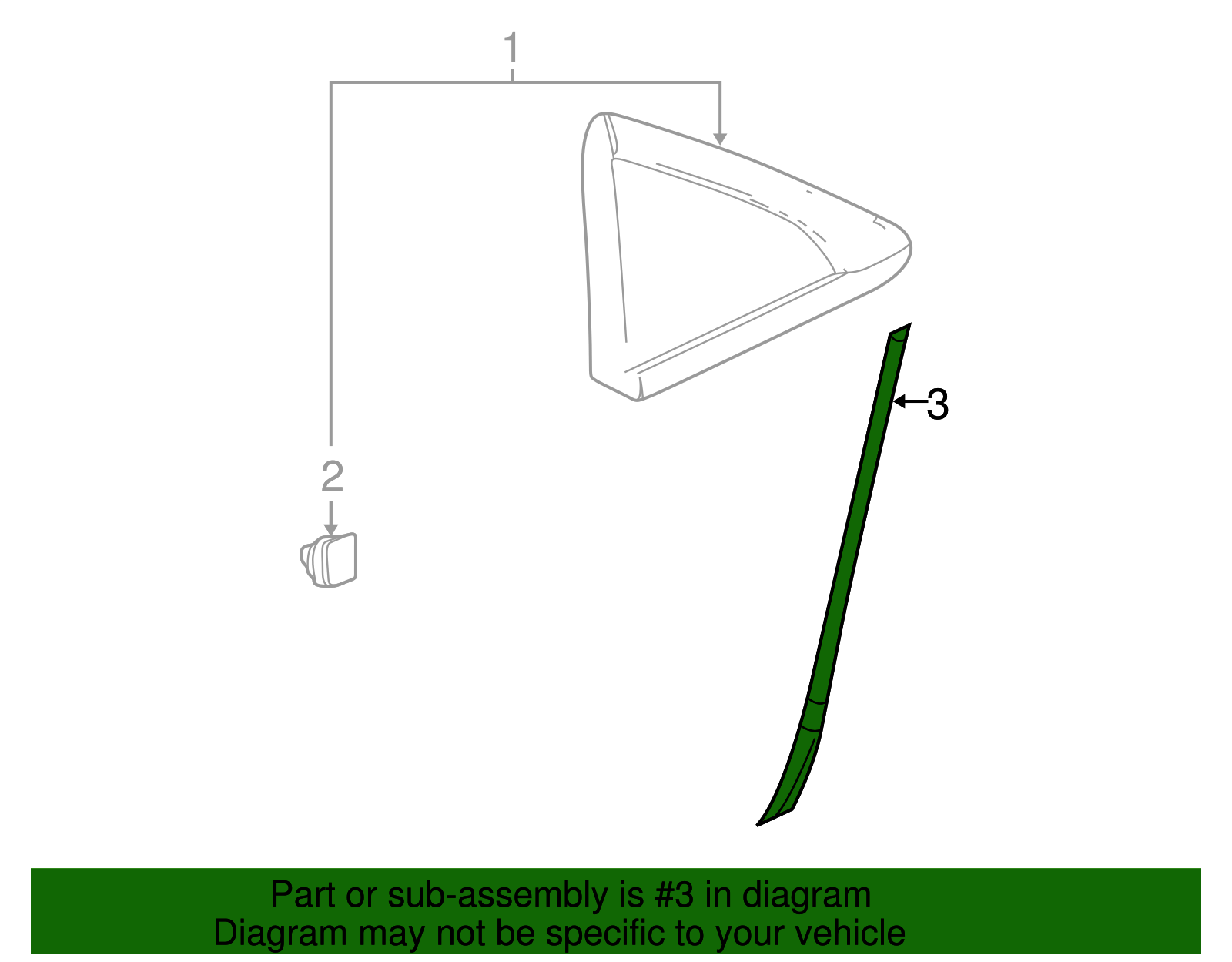 2011-2016 Chevrolet Driver Side Rocker Panel Rear Molding Protector ...