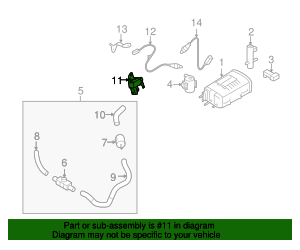 2007-2020 Nissan OEM NEW 2007-2020 Nissan Sentra Versa Vapor Canister ...