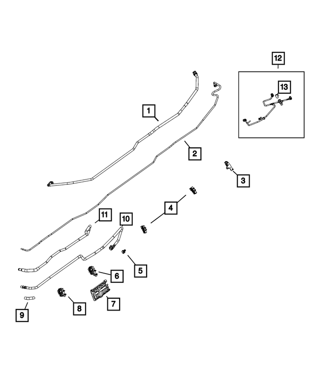 2023 Ram 2500 Tube Clip 57008570AA | Mopar Estores