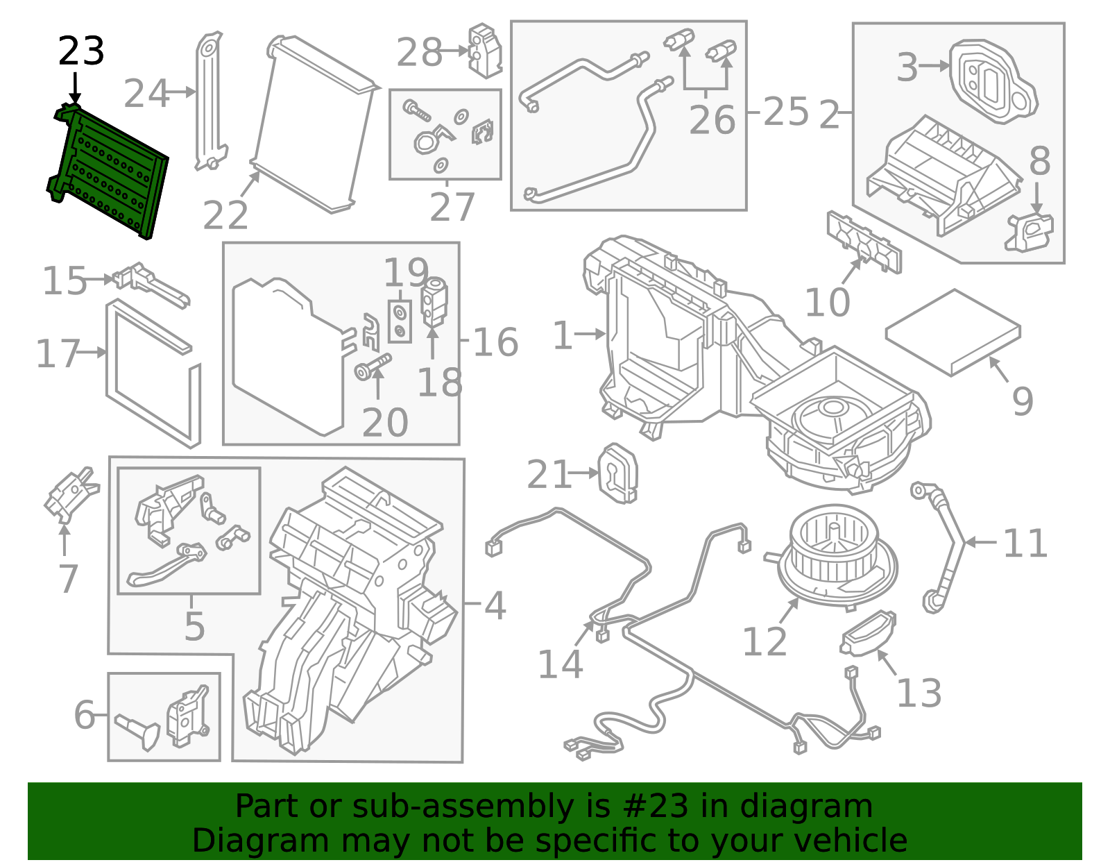 2015-2025 Volkswagen HVAC Heater Core Heater Element 5Q0-963-235-E ...