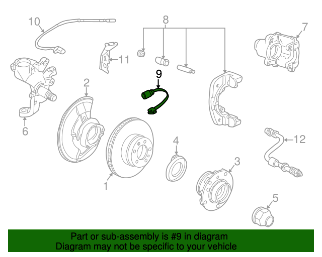 Genuine BMW 34-35-1-165-729 | Wear Indicator | FREE Shipping on Most ...
