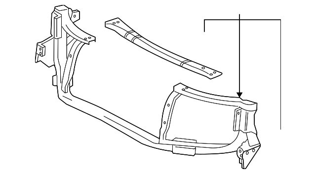 89025314 - OEM GM Radiator Support | GMPartsCenter.net | GM Parts Center