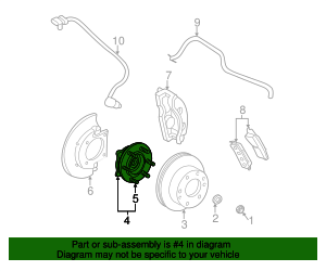 2009-2014 GM Front Wheel Hub 84856649 GM | GMPartsDirect.com
